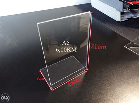 Plexiglas Stalak Plexi Stalak Pleksi Plastike A4 A5 Biznis I