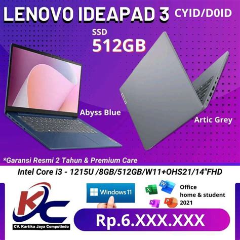 Promo Lenovo Ideapad Slim Iau D Id Cyid Intel Core I U Gb Ssd Gb Win