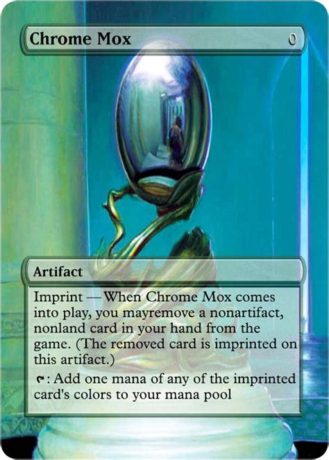 Chrome Mox Custom Art Foil Or Non Foil Card By Customcardartshop