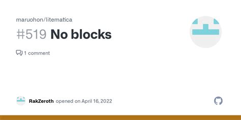 No Blocks Issue 519 Maruohon Litematica GitHub