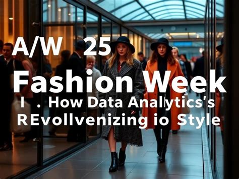 Aw 2526 Fashion Week How Data Analytics Is Revolutionizing Style Dynamic Export News