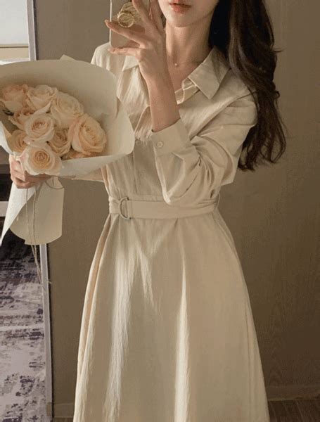 베니토 벨트set🖤 Made 디에 셔츠 플레어 원피스 봄간절기데일리데일리룩출근룩데이트룩하객룩격식룩오피스룩벚꽃개강긴팔