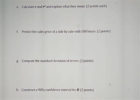 Solved 30 Points Total A Random Sample Of 7 Small