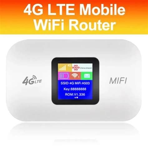 Routeur 4G LTE 4G Lte Routeur Sans Fil Wifi Portable Modem Mini Plein