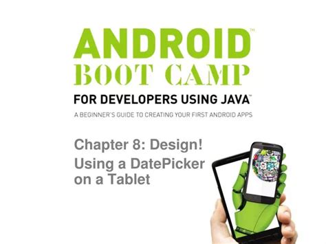 Ppt Chapter 8 Design Using A Datepicker On A Tablet Powerpoint