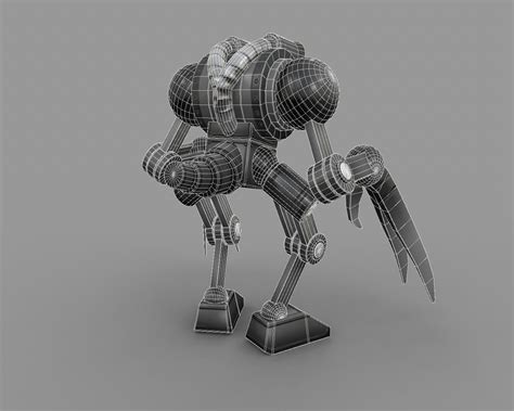 Ground Bird Bot Modelo 3d 15 Obj Ma Free3d