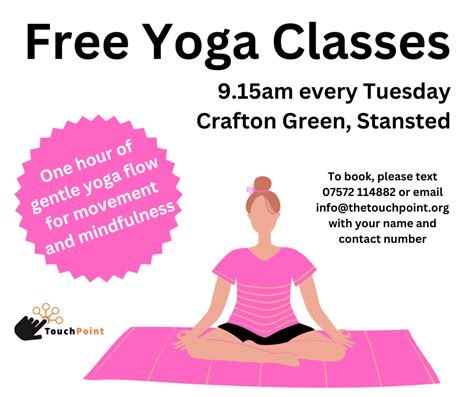 Free Yoga Class Touchpoint Stansted