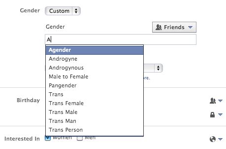 Facebook Adds New Gender Options Beyond Male And Female