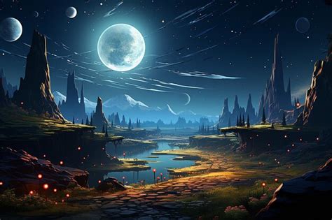 Premium Photo Interplanetary Alignment Space Background