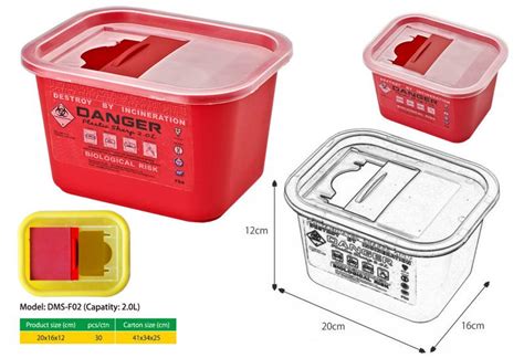 2l Sharps Container Sharps Container Sharps Box Needle Container Sharps Container