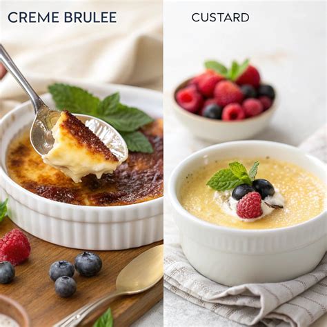 Difference Between Crème Brûlée and Custard What to Know