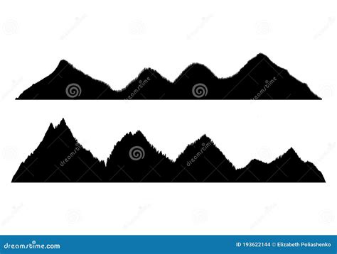 山的轮廓 向量例证 插画 包括有 查出 室外 图象 山脉 风景 场面 图标 本质 峰顶 193622144