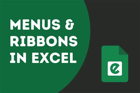 Understanding Excel Menus And Ribbons Excelcombo