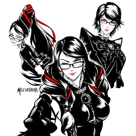 Bayonetta Bayonetta And 3 More Drawn By Meziosaur Danbooru