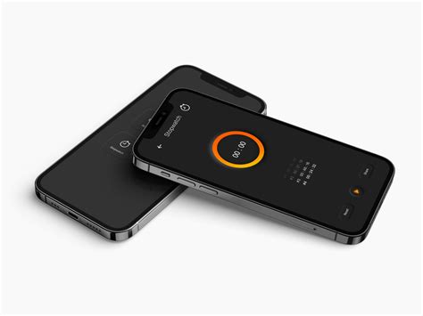 Minimal Stopwatch Ui Design Dark Mode Ui⚡️ By Asim Antule On Dribbble