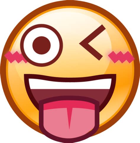Stuck Out Tongue Winking Eye Smiley Emoji Download For Free