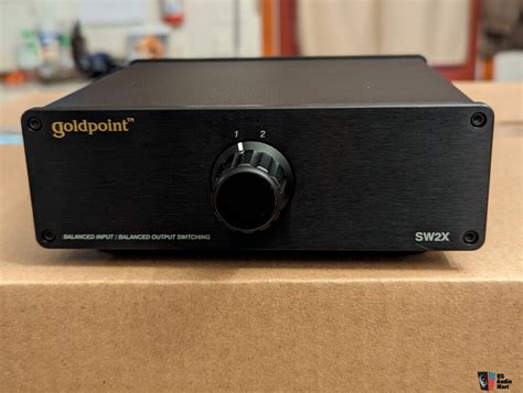 GOLDPOINT SW2X I Balanced Input Balanced Output Selector Switchbox For