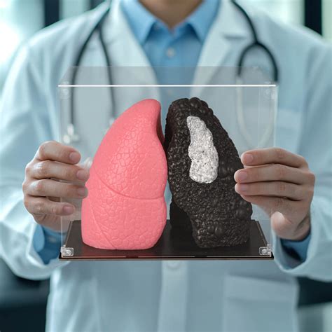 Ultrassist Healthy Lung Vs Smokers Lung Model Set