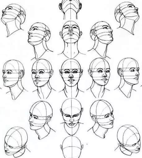 Как нарисовать аниме лицо в анфас и профиль пошаговый урок Anatomy