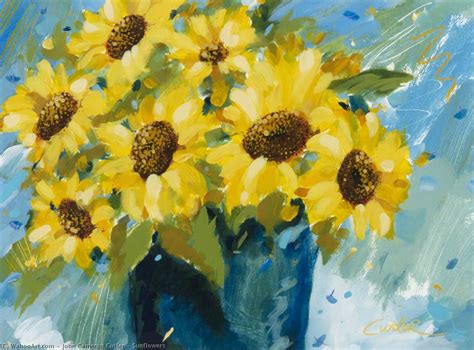 Sunflowers By John Cameron Cutler John Cameron Cutler