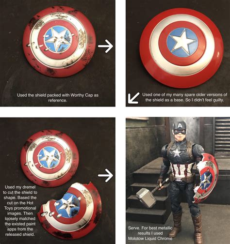 Here Is My Version Of Caps Broken Shield R MarvelLegends