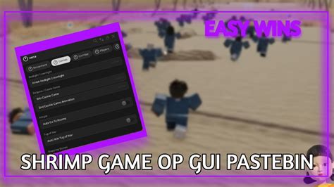 OP SHRIMP GAME SCRIPT GUI Auto Finish No Key Bypass Anti Cheat Etc PASTEBIN 2025 YouTube