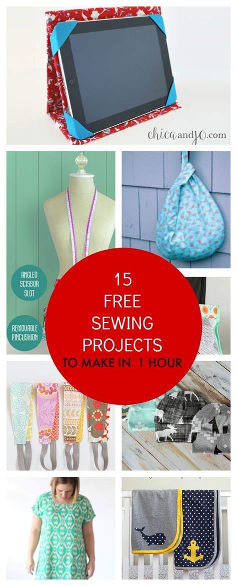 15 Free Sewing Projects To Make In Less Than An Hour On The Cutting
