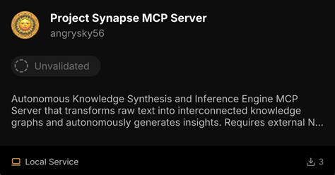 Project Synapse Mcp Server Mcp Ser Lobehub