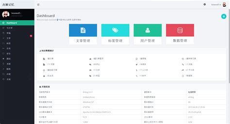 基于bootstrap的emlog后台管理面板主题lscale 博客吧