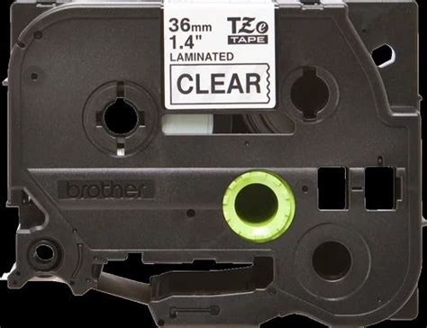 Brother Tze 161 Black On Clear Labelling Tape 36mm Wide At Rs 1476