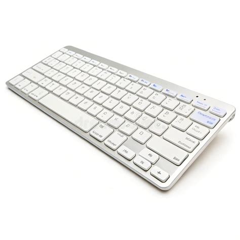 Wireless Keyboard Isolated On White Background Stock Illustration Illustration Of White