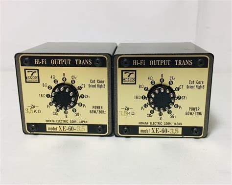 Tango Xe 60 3 5s Pair Set Trans Hi Fi Output Transformer Tested Works Japan Rare Ebay