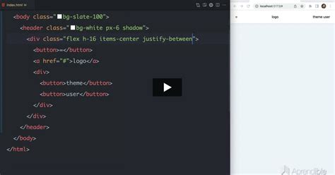 lección 5 barra de navegación móvil fundamentos de tailwind css