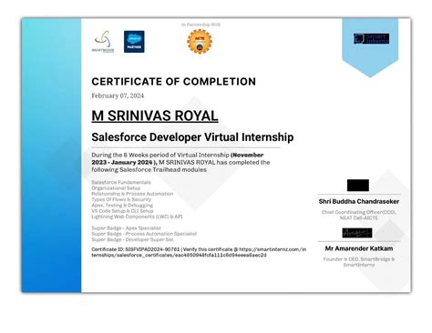 M Srinivas Royal On Linkedin Salesforce Salesforcedeveloper Trailhead Professionalgrowth