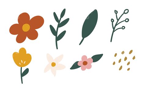 Flower Element Vector Flower Element Flower Elements Png And Vector