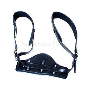 PU Leather Sex Aid Position Strap Portable Restraint Leg Thigh Cuffs Sling BDSM EBay