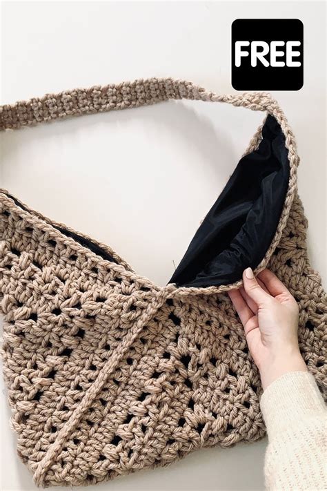 How To Add A Fabric Lining To Your Crochet Bag Video Tutorial For