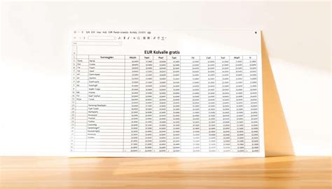 Eigenbeleg Vorlage Für Excel Hier Downloaden