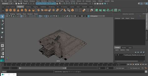 Teotihuacan Piramide De La Luna 3d Model 89 Usdz Gltf Obj Ma