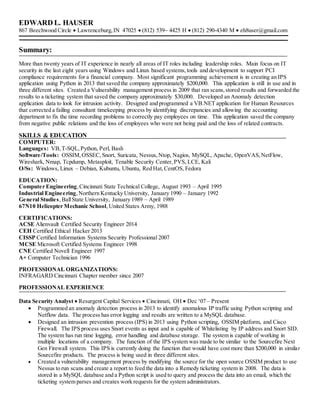 Ed Hauser PDF