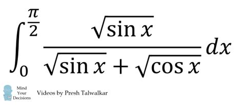 Solve These Integrals In Seconds Iit Jee Mains Mind Your Decisions