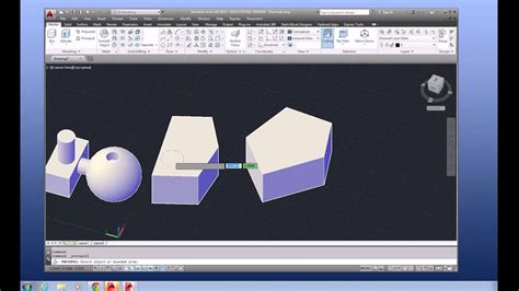 Autocad 3d Creating And Editing Solids Youtube