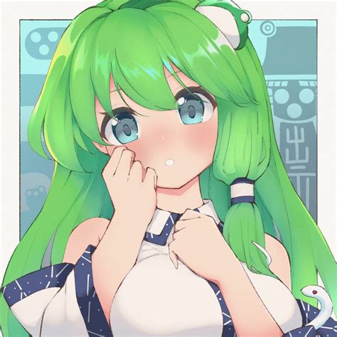 Kochiya Sanae Touhou Drawn By Nazawanother Danbooru