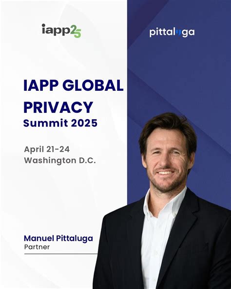 📍our Partner Juan Manuel Pittaluga Will Be Attending The Iapp Global
