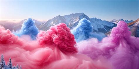 Abstract Digital Landscapes With Digital Cliffs And Caves Creating A