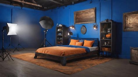 Premium Photo Blue Dodger Photography Studio Background For Products