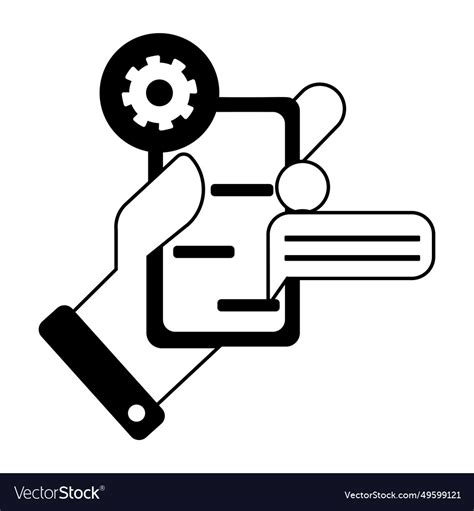 App Configuration Royalty Free Vector Image Vectorstock