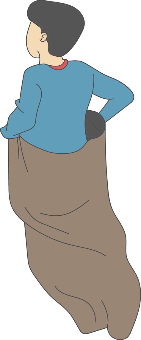 Balap Karung Aka Traditional Game From Indonesia 25374443 Vector Art At Vecteezy