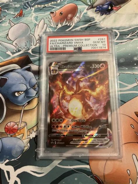 CHARIZARD VMAX SWSH261 Pokemon Ultra Premium Collection Alt Art Psa 10