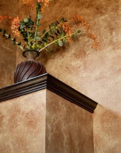 Brown Sponge Paint Ideas